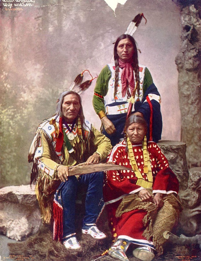 15+ rare captivating colour of native American photos 1800s - Living ...