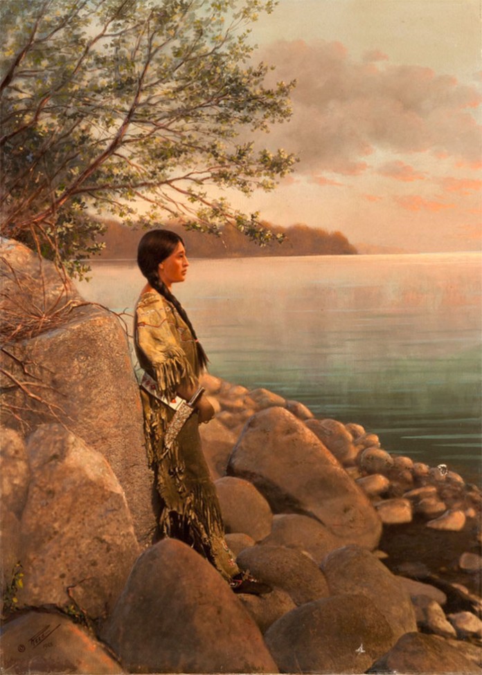 15+ rare captivating colour of native American photos 1800s - Living ...