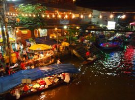 Top 5 stunning floating markets near Bangkok, Thailand