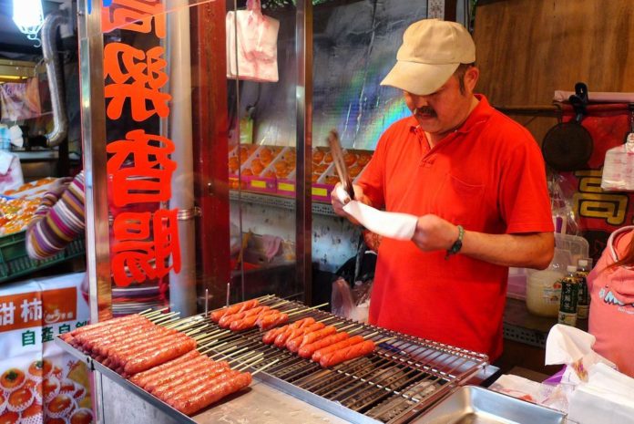 Visiting Neiwan Old Street & tasting Lei Cha tea of Hakka people in a ...