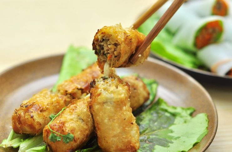 banana spring rolls vietnamese fried spring rolls - Living + Nomads ...