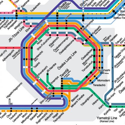 Train of Osaka Loop Line in Osaka Station - Living + Nomads – Travel ...