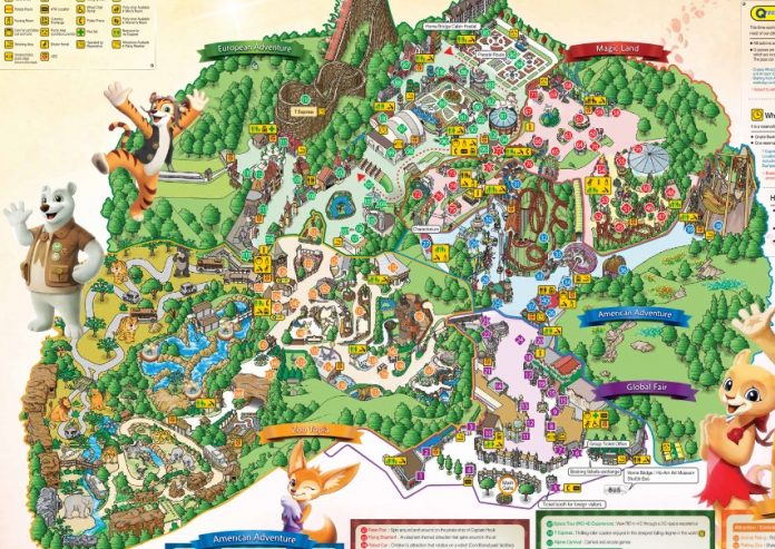 Everland Theme park Map4 - Living + Nomads – Travel tips, Guides, News ...