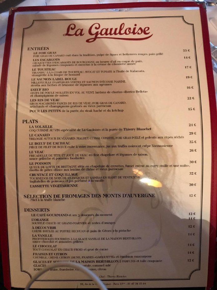 Restaurant La Gauloise review — A worth dining venue with a hundred ...