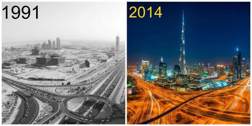 Dubai then and now photo — 17+ Dubai before and after pictures show how ...