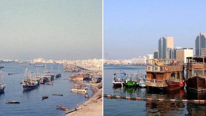 Dubai then and now photo — 17+ Dubai before and after pictures show how ...