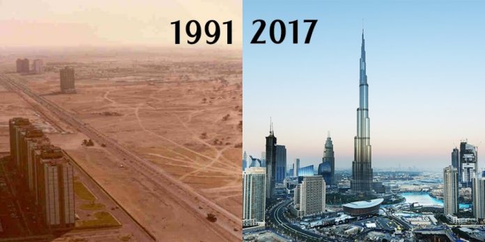 Dubai then and now photo — 17+ Dubai before and after pictures show how ...