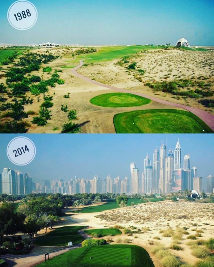 Dubai then and now photo — 17+ Dubai before and after pictures show how ...