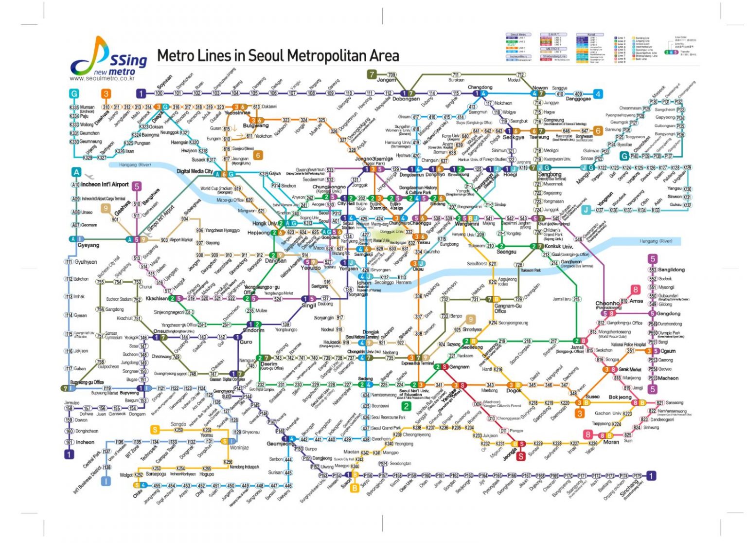 seoul metro subway map 4 (1) - Living + Nomads – Travel tips, Guides ...
